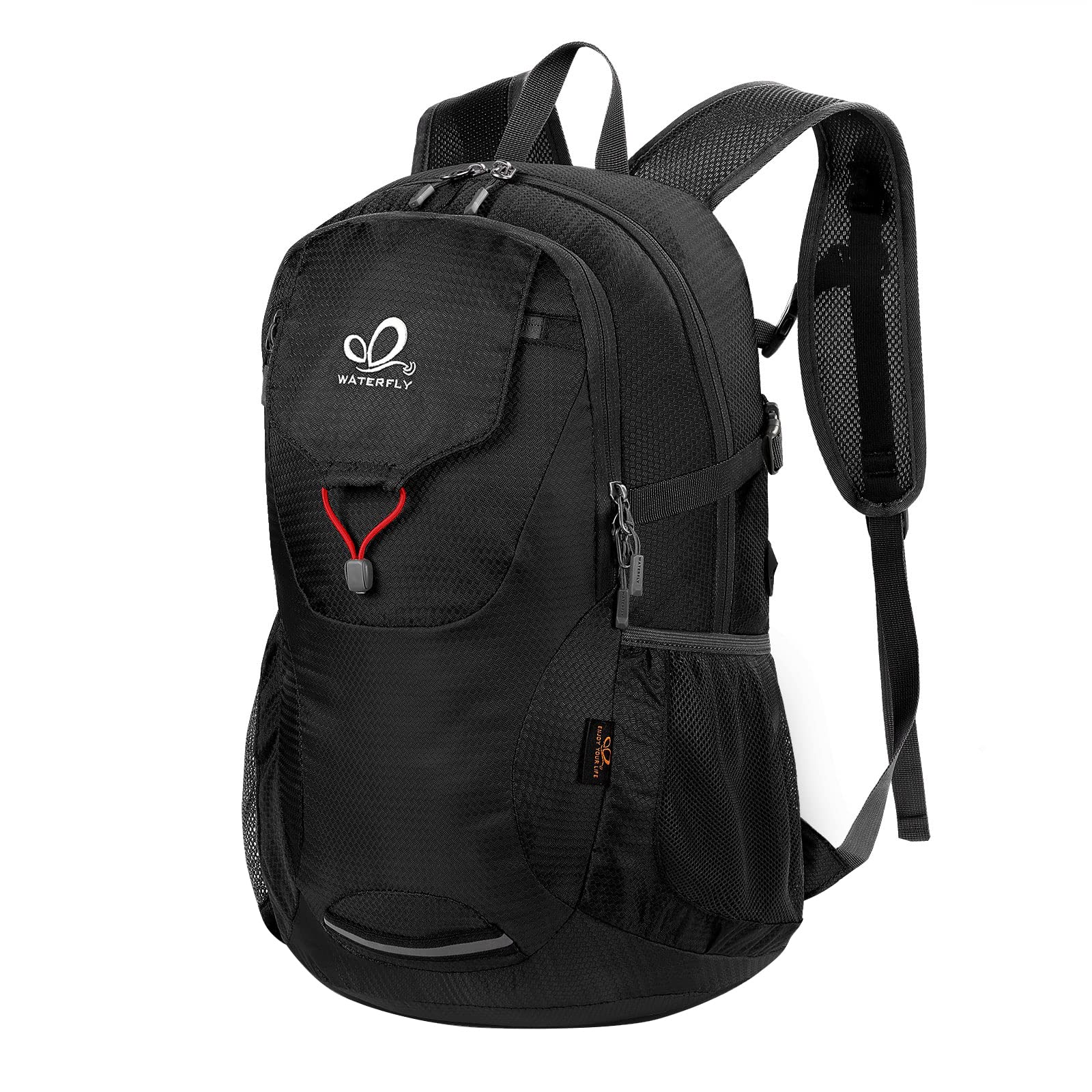 WATERFLY Lightweight Packable Hiking Backpack: Foldable Travel Daypack Ultralight Camping Day Pack for Woman Man