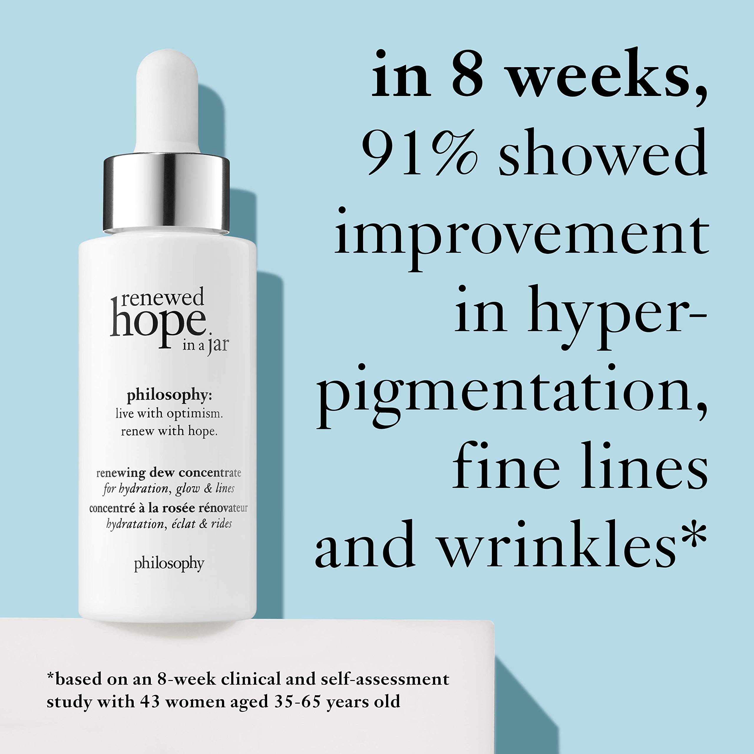 philosophy renewed hope in a jar - renewing dew concentrate serum, 1 oz (Pack of 1)
