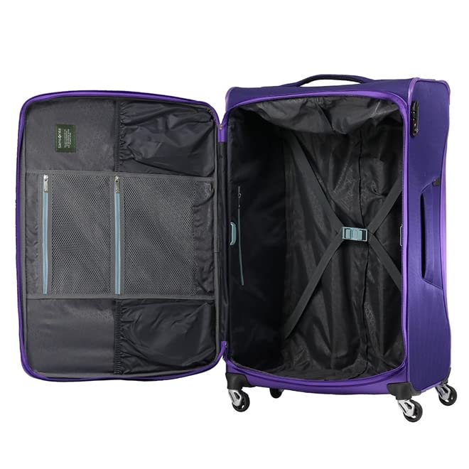Samsonite Eco Lite Spinner Carry-On Luggage Large Purple Travel Bag