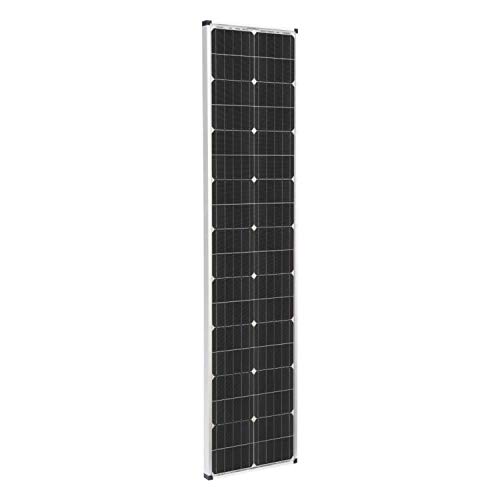 Zamp 90 Watt Long Solar Panel B Stock Airstream Trailer Camper Van Roof Mounted Module Made in USA (Panel and Airstream Mounting Hardware)