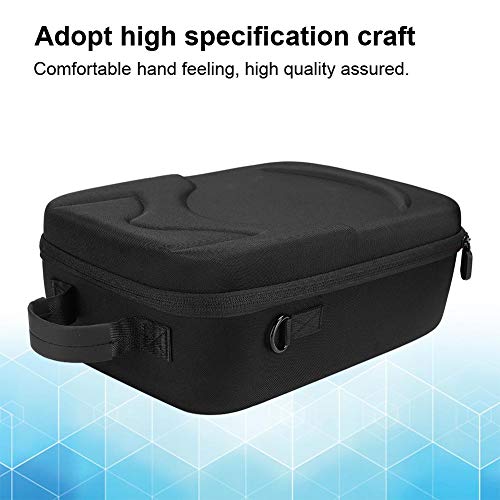 Waterproof for Oculus with Comfortable Handle Vertical Storage Bag Black/Grey VR Headset Storage Bag Hard for Travel Gaming(Black)