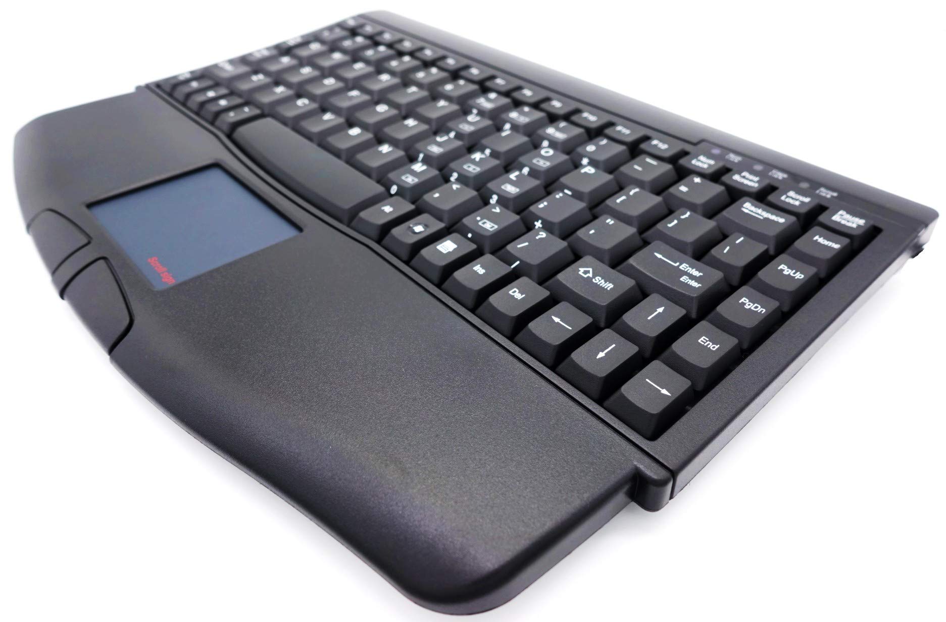 SolidTek Mini Keyboard with Touchpad USB Interface Black KB-ACK540UB