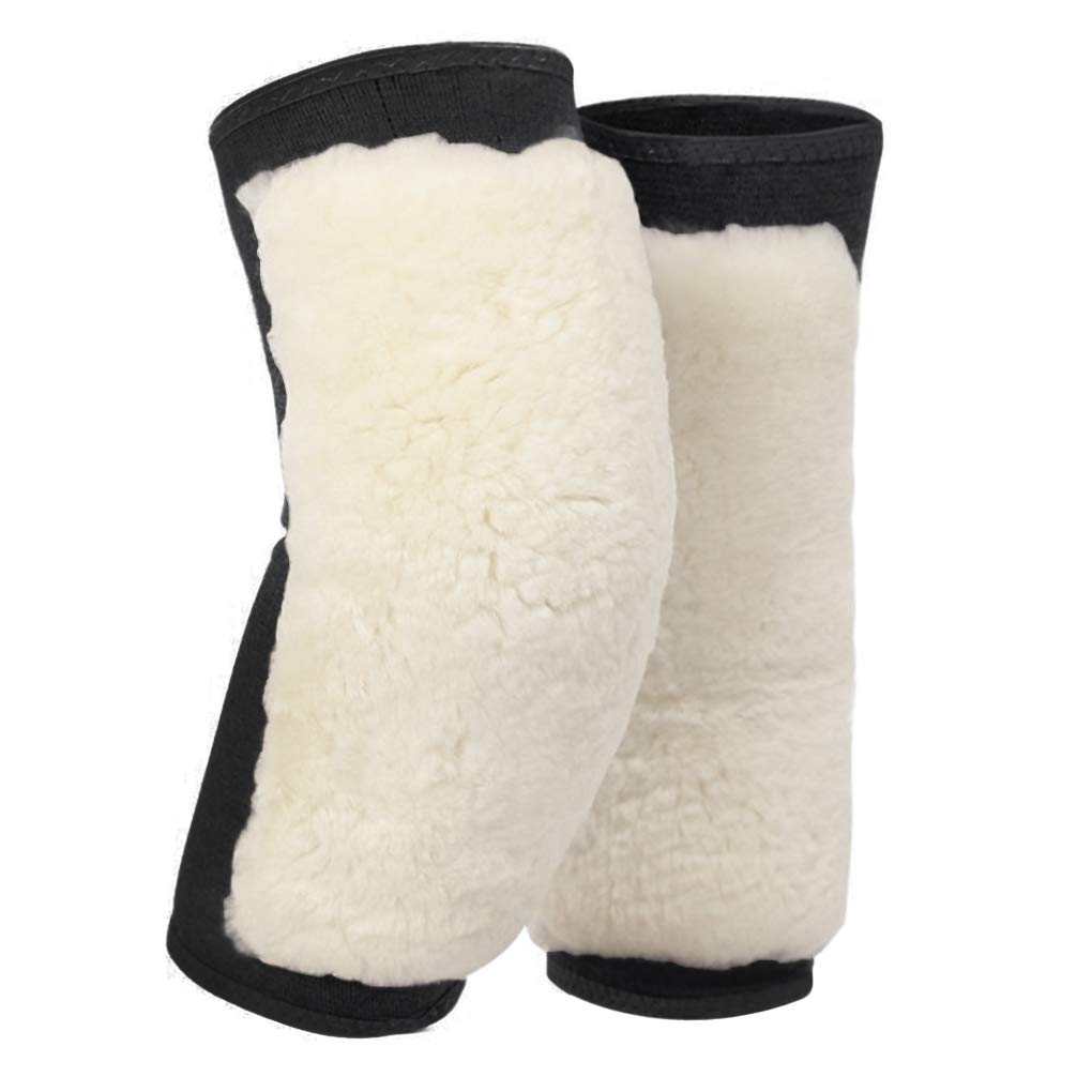PURFUN Cold Weather Thermal Thicken Cashmere Knee Braces Warmer Dad Grandfather Adjustable Compression Warm Wool Kneepads Leg Warmer Sleeves Knee Support for Ski Volleyball Tennis Hunting