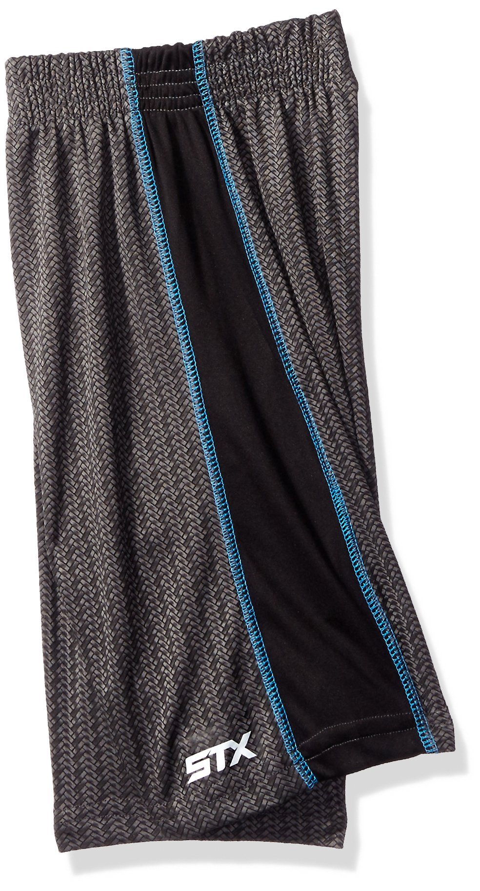 STX Little Boys' Athletic Short, TT50-Neon Turquoise, 7