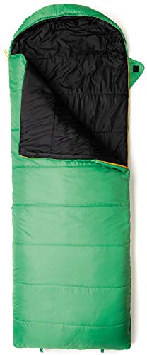 Snugpak Basecamp Nautilus Square Quilt Sleeping Bag with Left Hand Zip, Emerald Green