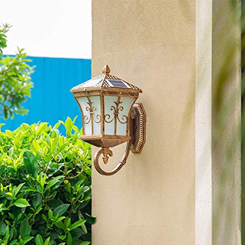 sccs Outdoor Wall Outdoor Villa Garden Balcony Lamp Home Terrace LED Solar Light Control lamp