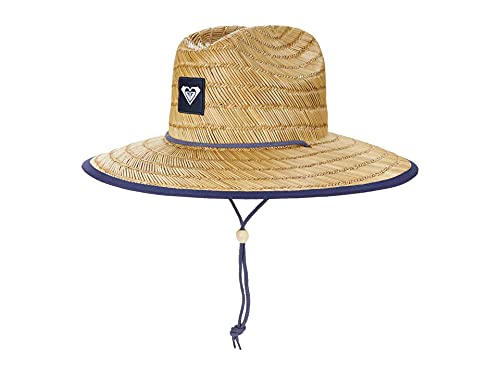 Roxy womens Tomboy Straw Sun Hat, Mood Indigo, Small-Medium US