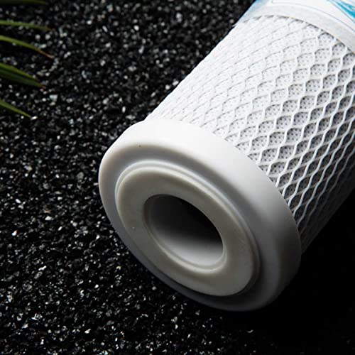 SWALLE 10β x 2.5β Water Filter Replacement Cartridges - CTO Filter Cartridge Fits Standard 10 inch Whole House Water Filter Systems - Reducing up to 99% Chlorine - Pack of 4