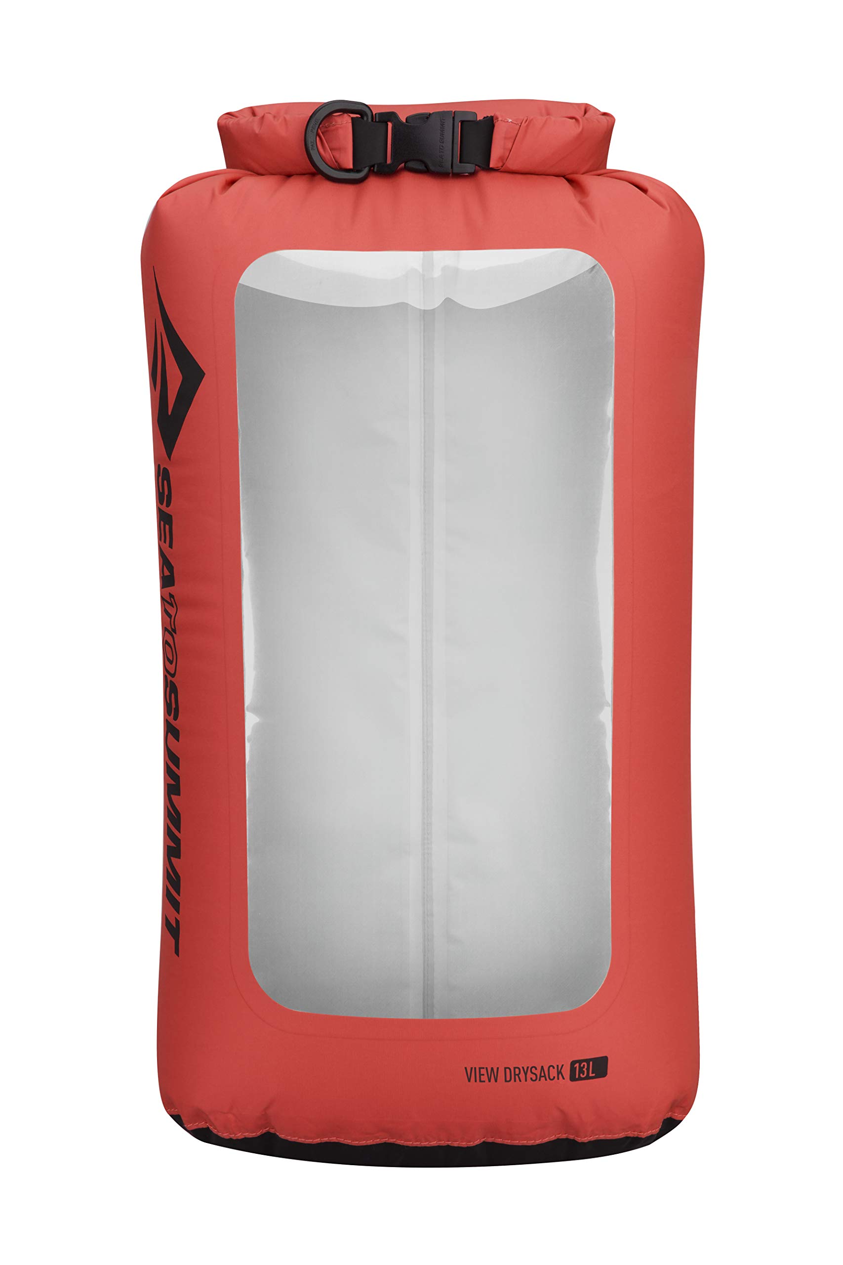 Sea to Summit View Dry Sack, See-Thru Dry Bag, 13 Liter, Red