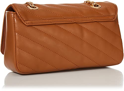 The Drop Women's Koko Chain Strap Flap Bag, Cognac, One Size
