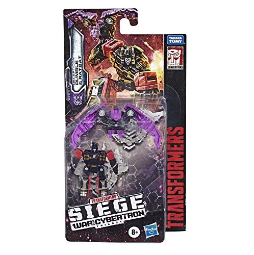 Transformers Toys Generations War for Cybertron: Siege Micromaster WFC-S46 Soundwave Spy Patrol (2nd Unit) 2-Pack - Kids Ages 8 and Up, 1.5-inch
