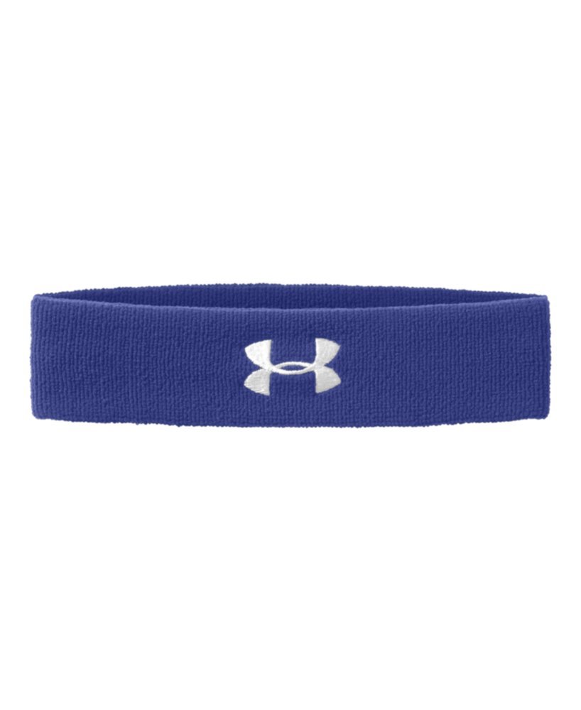 Under Armour Performance Headband, Royal (400)/White, One Size Fits All