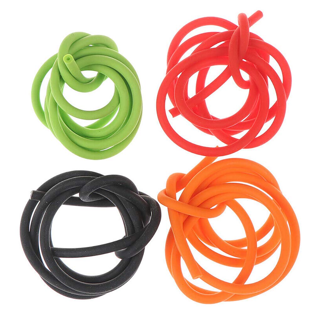 Weatlake 3 Feet/ 1M Archery Peep Sight Tubing Replacement Rubber Compound Bow 4 Colors (RED)