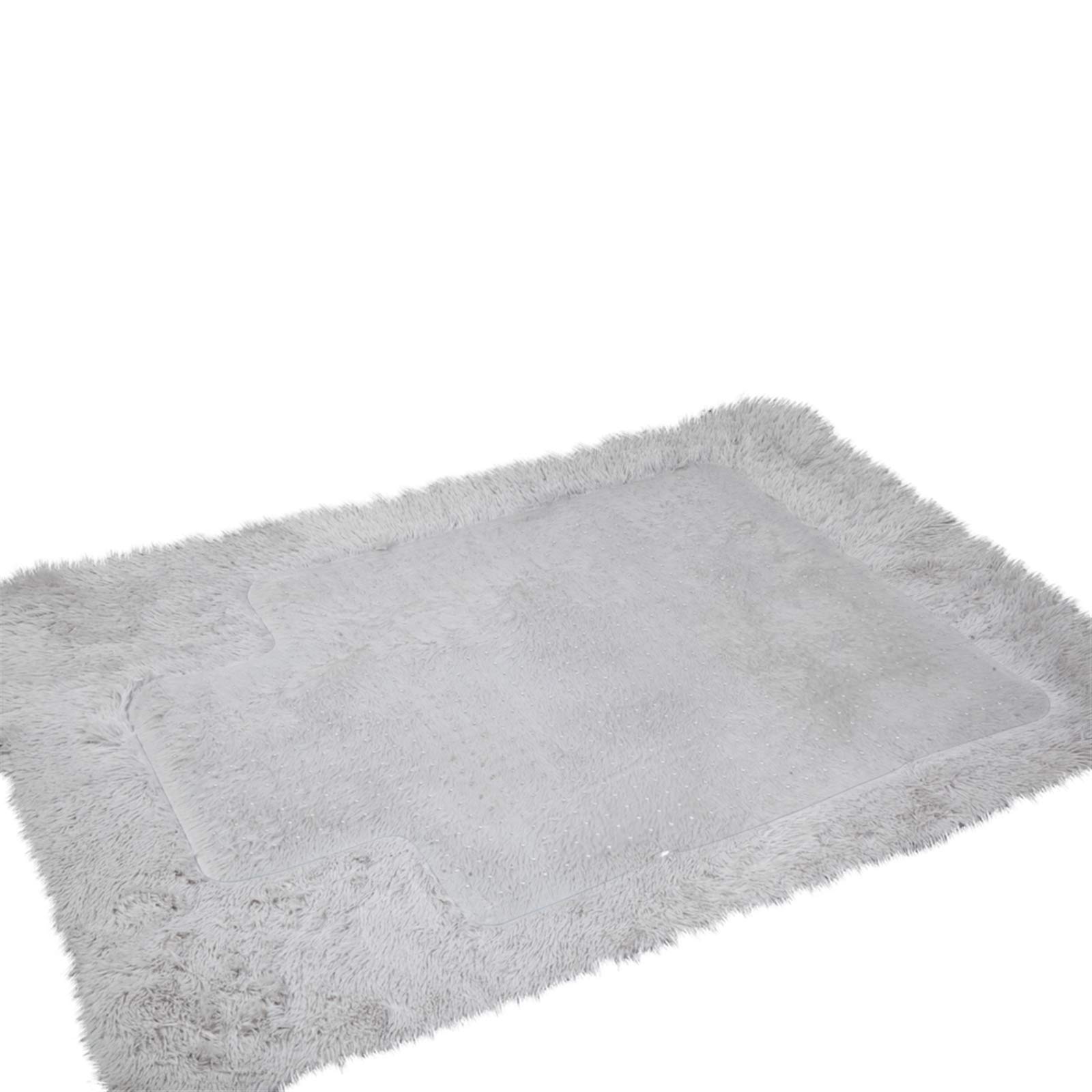 Transparent PVC Office Chair Mat for Carpet β Computer Chair Mat for Carpeted Floors β Easy Glide Rolling Plastic Floor Mat for Office Chair on Carpet for Work, with Extended Lip (47.24 x 35.43 )".