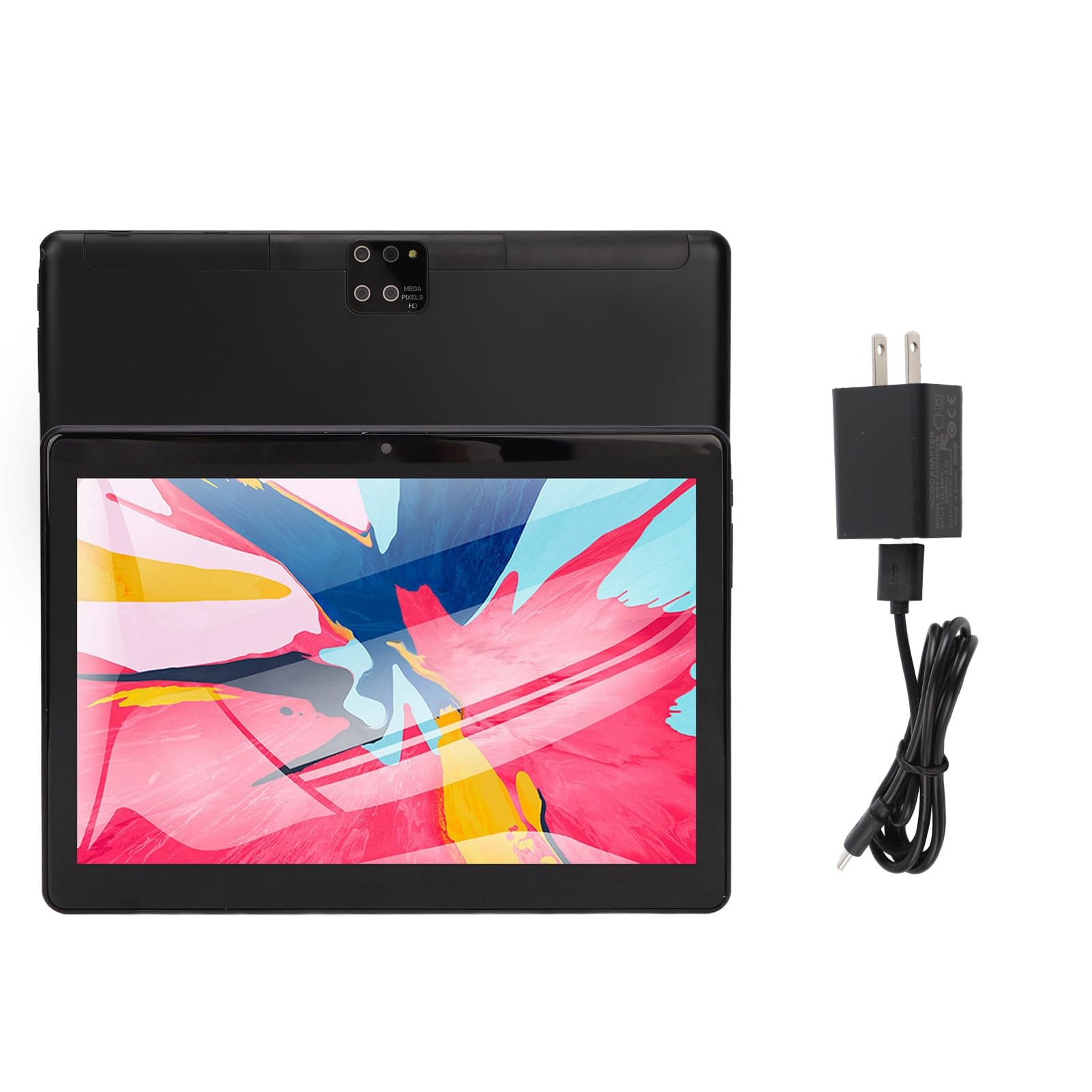 Zopsc M30 Pro 10.1 Inch Tablet 5.1, 1GB RAM 16GB ROM, Octa Core CPU, Callable Tablet PC, 2.4G 5G WiFi, 4.0, 4500mAh, 0.3MP 2MP Camera, Gaming Tablet for Home, Black (US Plug)