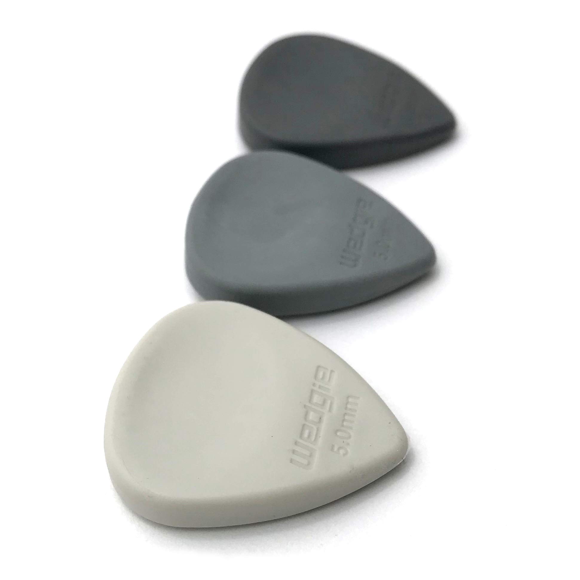 Wedgie WRMS50 Rubber Mini Sampler 5.0mm: Soft, Medium, and Hard, 3 Pack