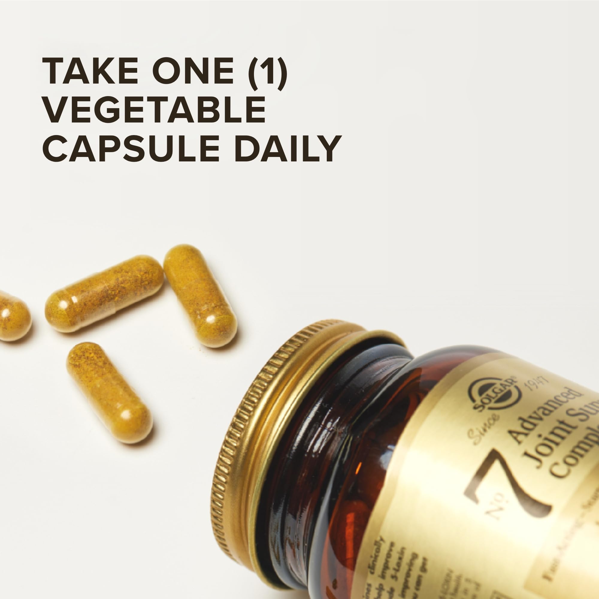 SOLGAR No. 7 Advanced Joint Support Complex - 90 Vegetable Capsules, Pack of 2 - Fast-Acting Formula - Non-GMO, Gluten Free, Dairy Free - 180 Total Servings