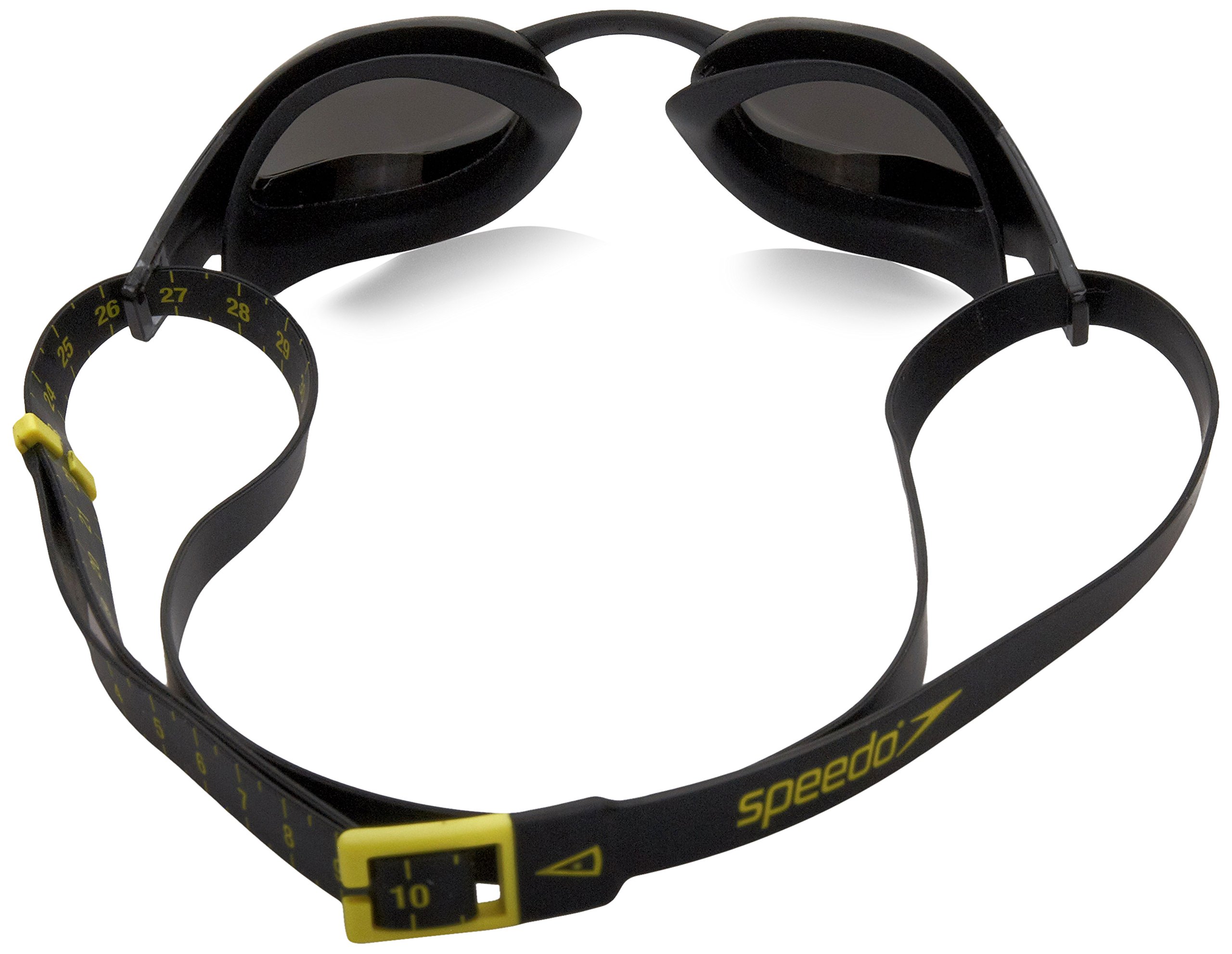Speedo Unisex-Adult Swim Goggles Mirrored Fastskin Elite, Speedo Black