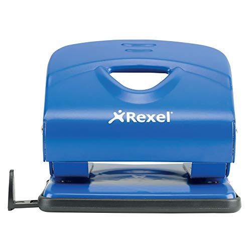 Rexel 2100762 Value 2 Hole 20 Sheet Metal Punch - Blue