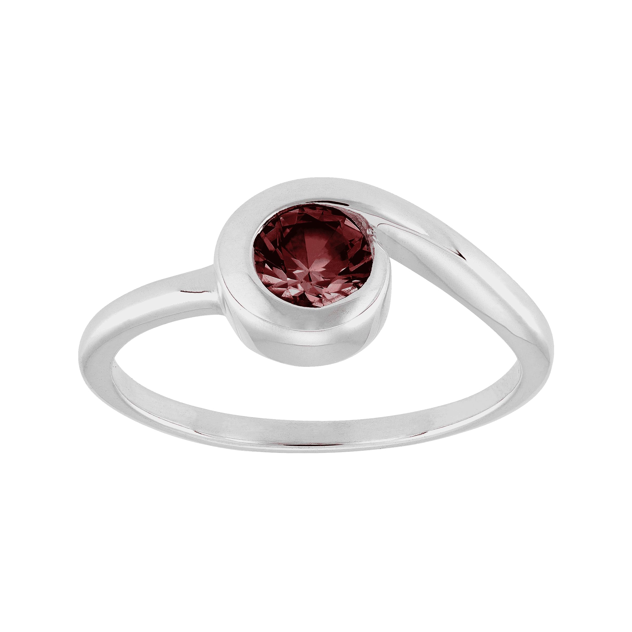 Silpada 'Another Trip Around the Sun' Natural Garnet Ring in Sterling Silver, Size 9, Size 9