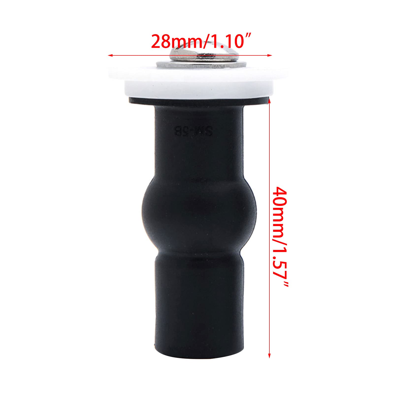 Universal Toilet Seats Screws Expanding Rubber Top Fixed Screws For Top Mount Toilet For Seat Hinges Easy To Instal Toilet Seat Fixing Kit