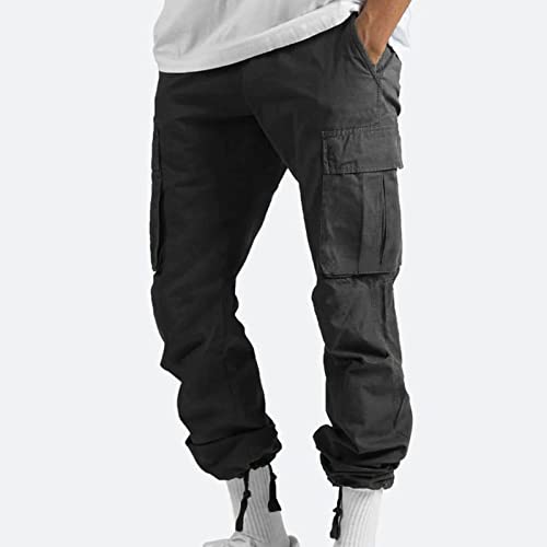SKDOGDT Tactical Pants For Men Stretch Lightweight Outdoor Military Combat Cargo Pants Work Hiking Trouser With Multi-Pockets