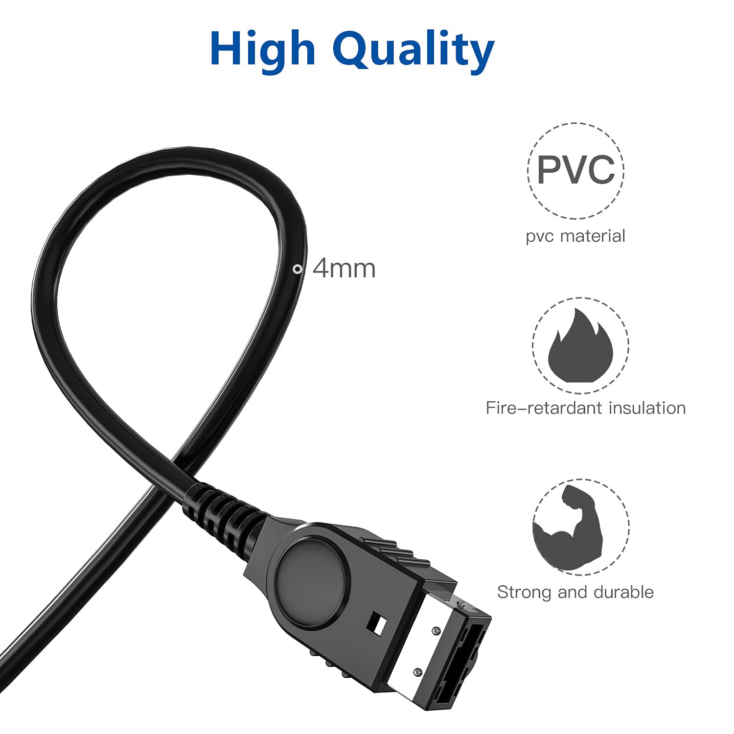 Ullnosoo Gameboy Advance SP Charger and Link Cable Set, 2 Pack GBA USB Charging Cable and 2 Player Game Link Cable for Gameboy Advance SP