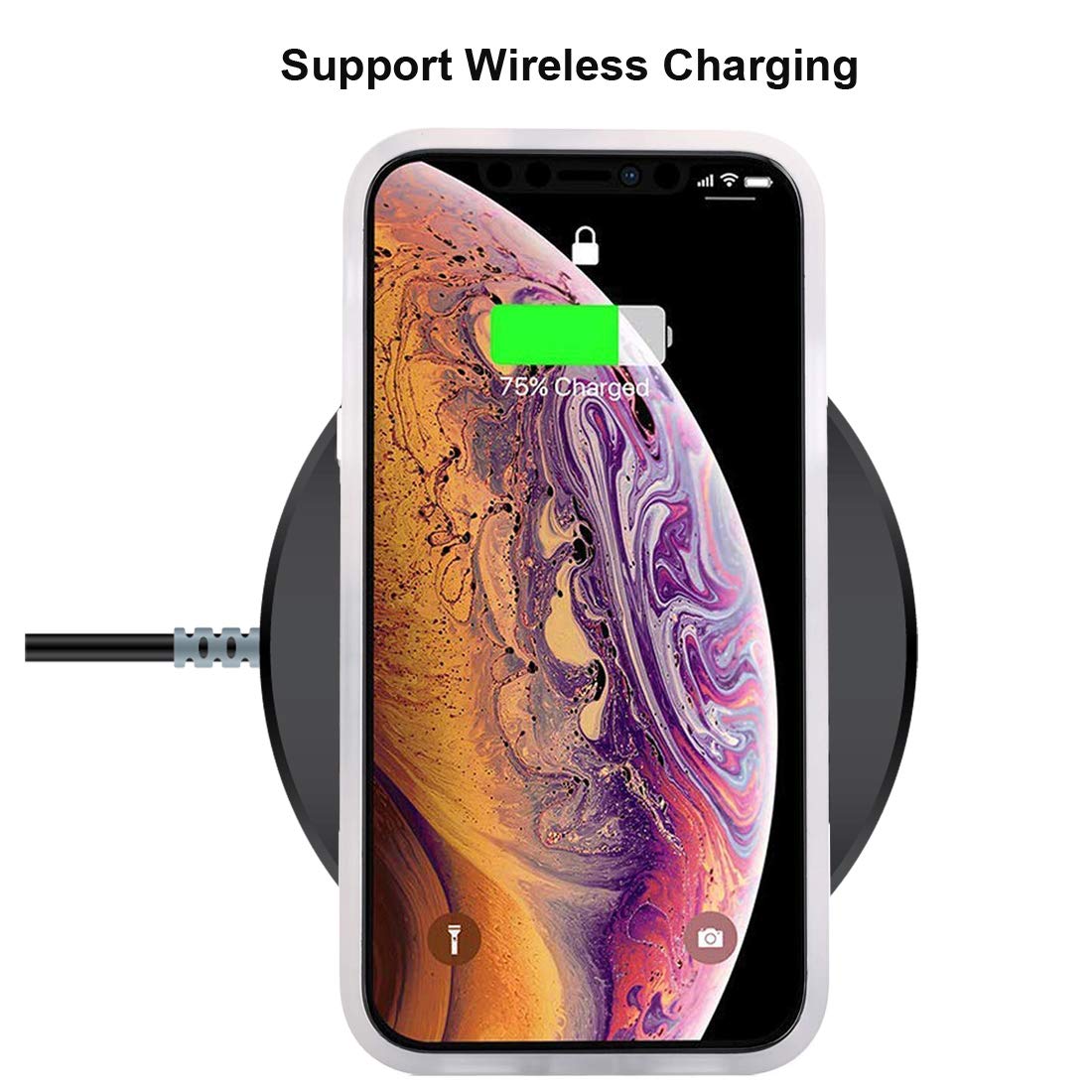 Unov Case Compatible with iPhone XR Case Soft Protective Slim TPU Shockproof Bumper Design Support Wireless Charging 6.1 Inch (Retro Payphone)