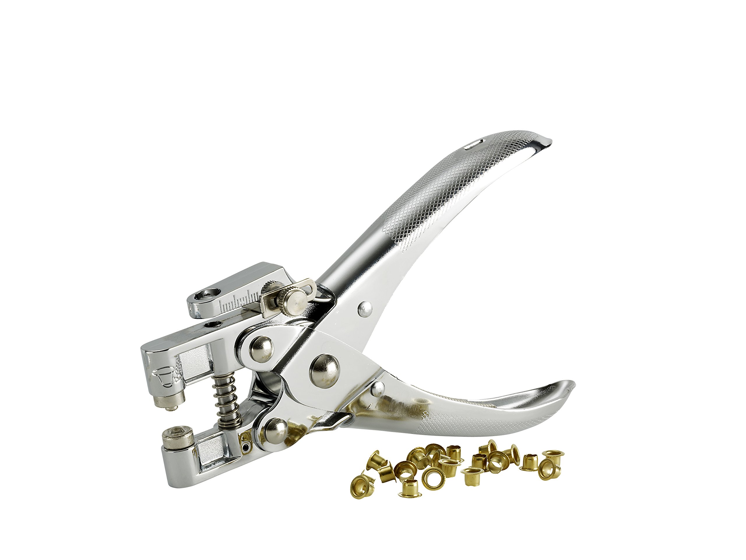 Rexel Eyeletter and Punch Chrome with 13mm Punching Pin