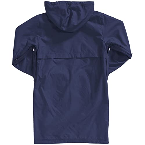 TYR Alliance Podium Parka for Youth - Navy, Small