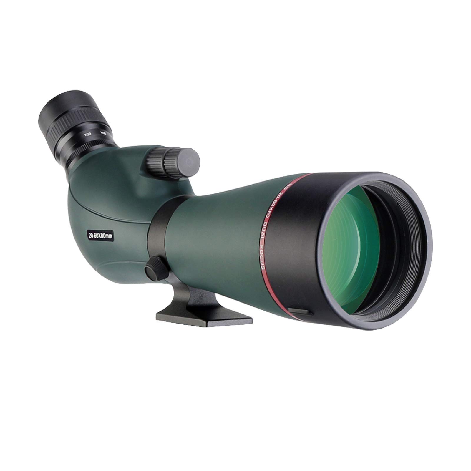 SVBONY SV406 20-60x80 Spotting Scopes with Phone Adapter Dual Focus Spotting Scope IPX7 Waterproof Spotter Scope Long Range Scope Sporting Scope for Birding Hunting Target Shooting