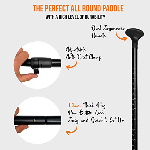 SereneLife Stand Up Paddle-Board Adjustable Paddle - Adjustable Water Paddle Oar for SLSUPB125 Free-Flow Inflatable SUP Stand Up Water Paddle-Board PRTSLSUPB125PDL