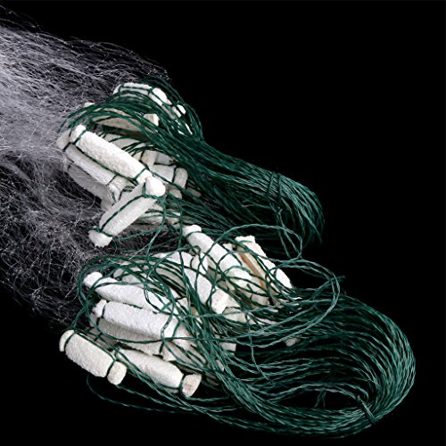 UNTERING Fishing Fish Mesh Trap Monofilament Gill Net Netting Tackle Outdoor 8M x 0.8M