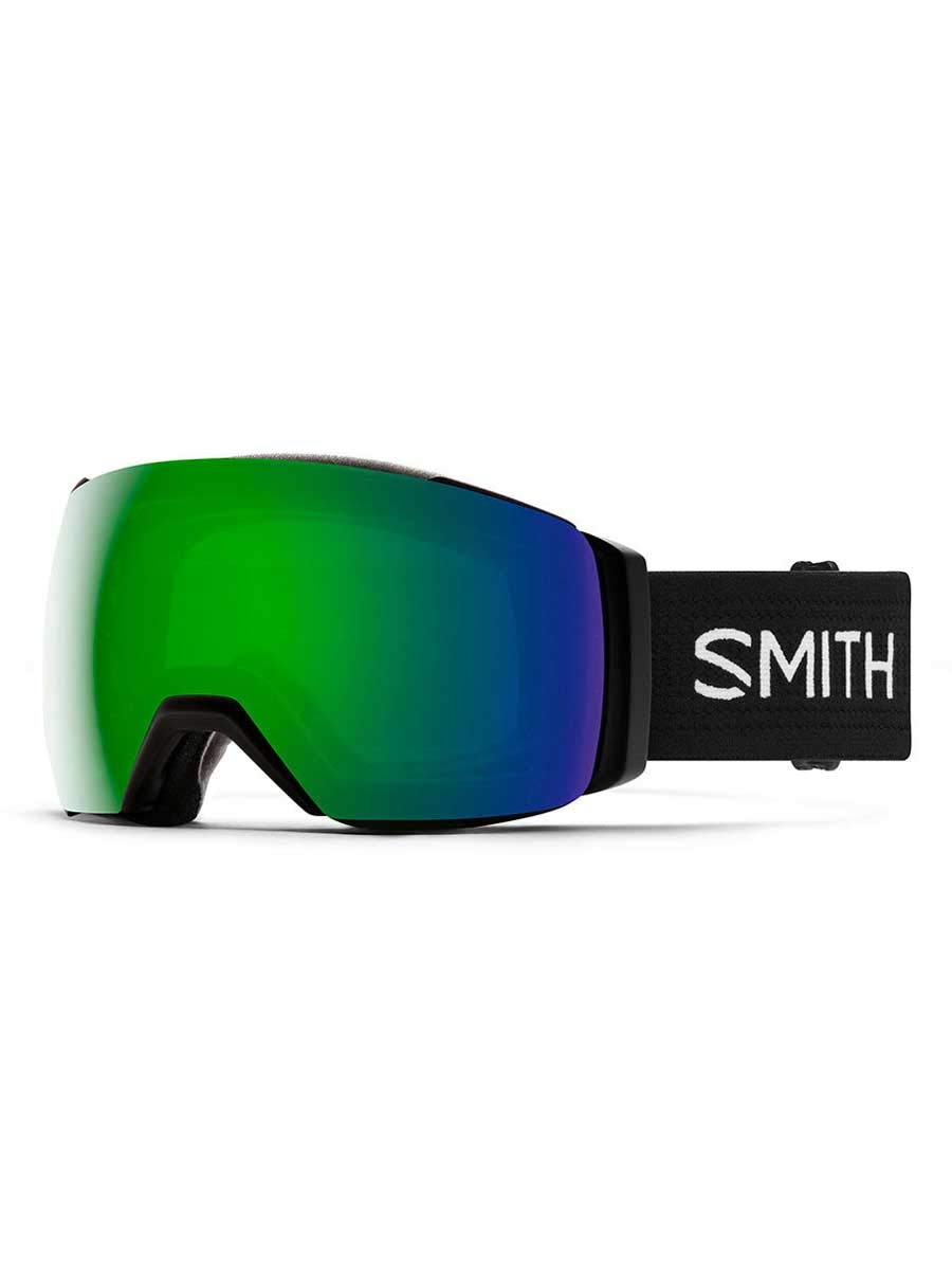SMITH Optics I/O MAG XL Unisex Snow Winter Goggle - Black, Chromapop Sun Green Mirror