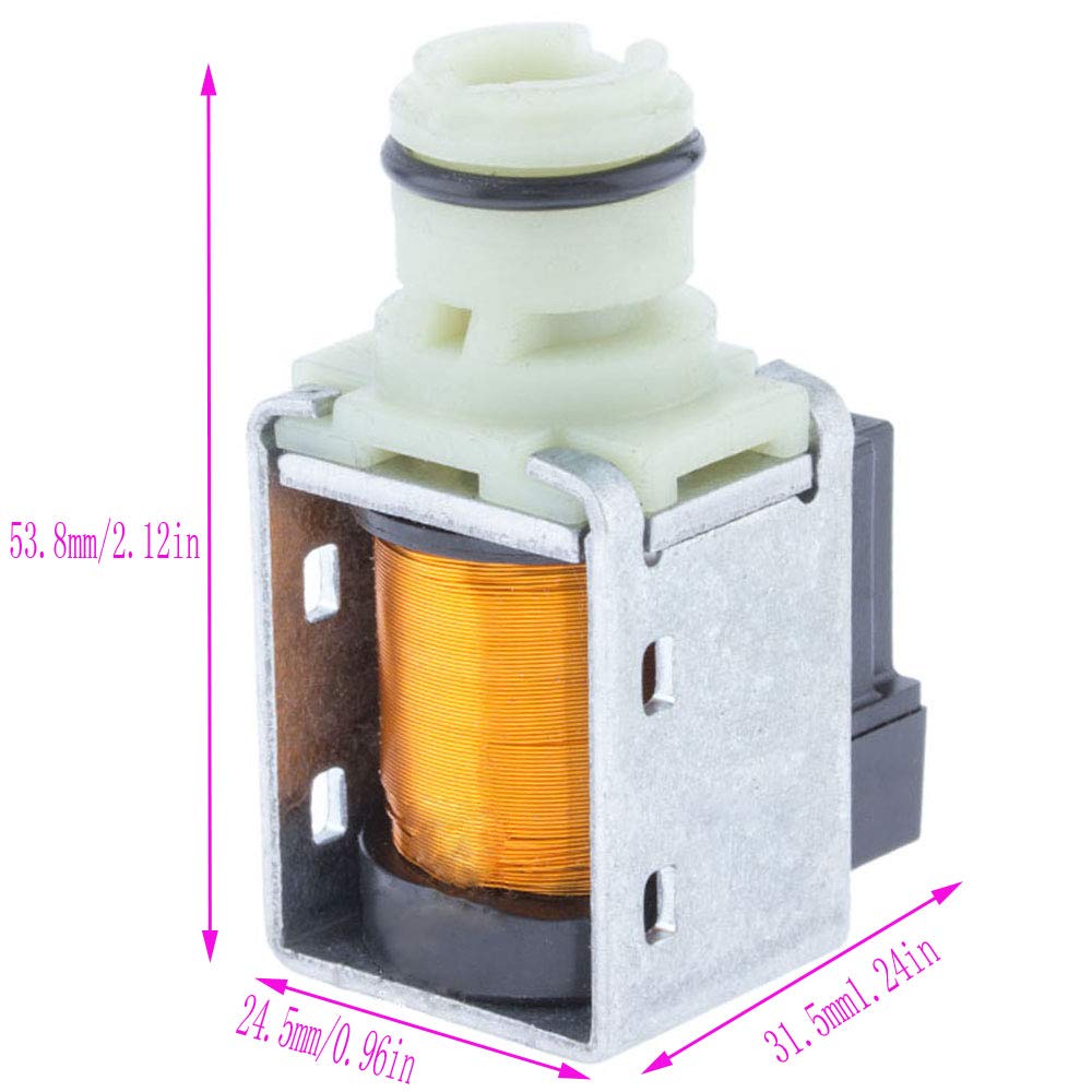 TOPEMAI 4L60E Shift Solenoid and 4L60E Transmission Filter Gasket kit Compatible with Cadillac Buick Blazer Astro Replace 24230298 24208576