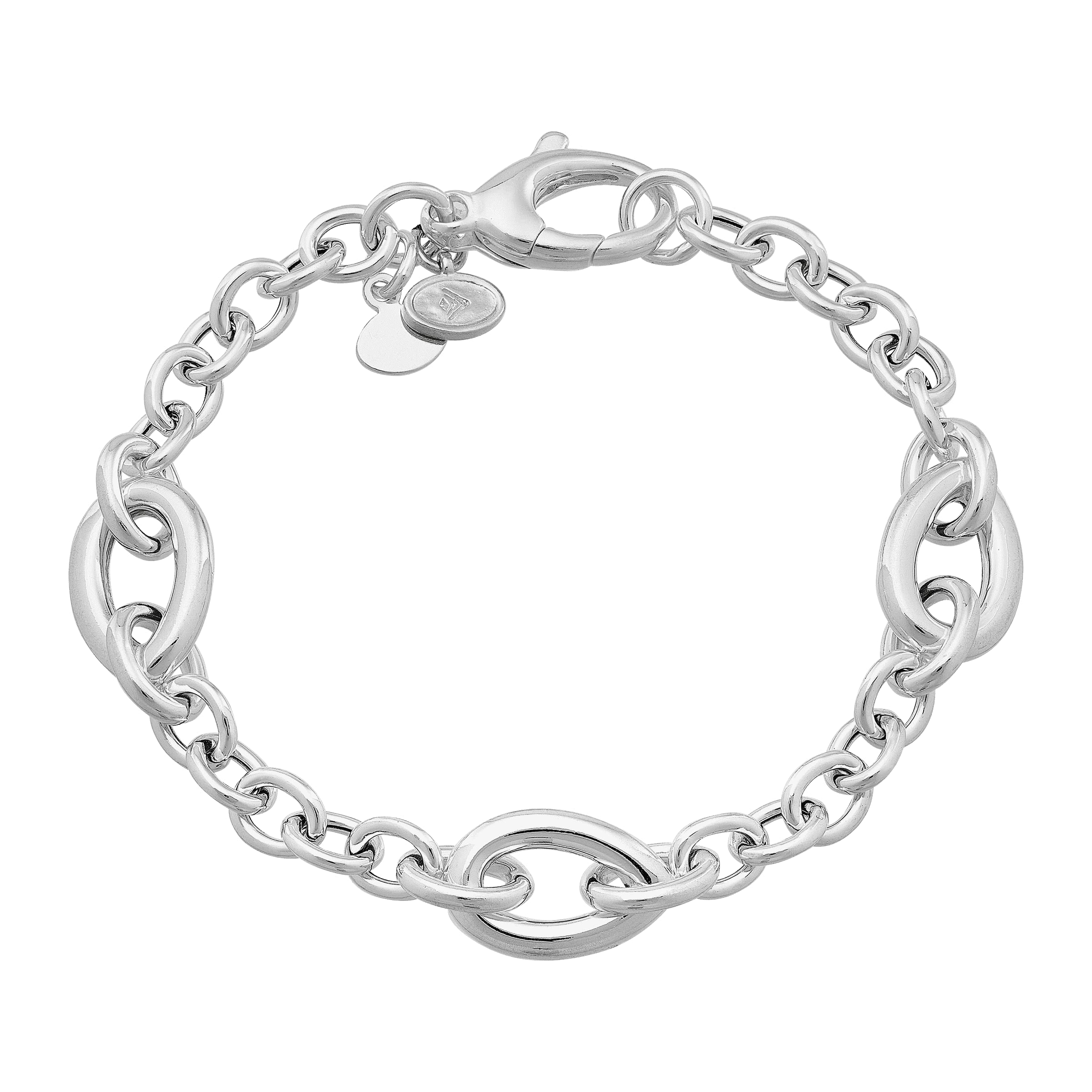Silpada 'Trilogy of Hope' Link Chain Bracelet, 7.5"