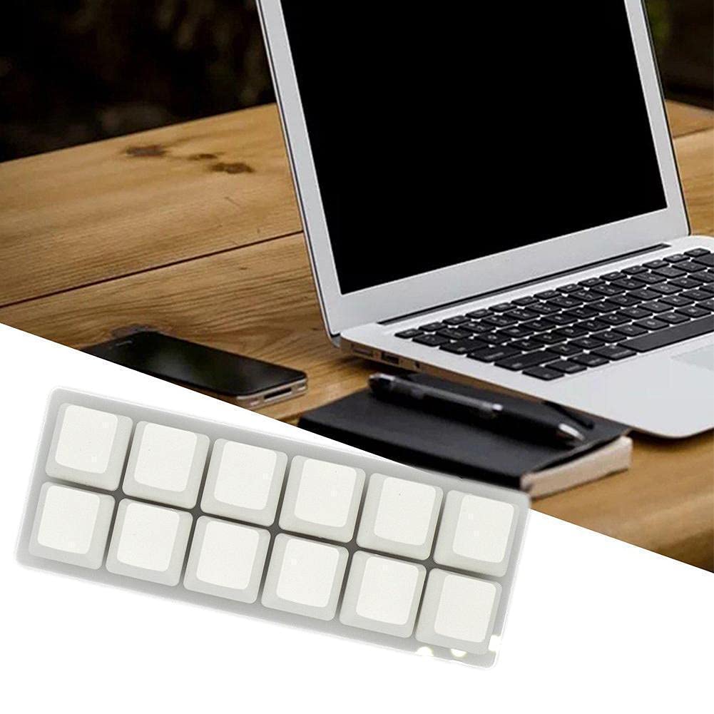 TJHL USB Mini 12-Key Keypad Mechanical Gaming Keyboard Programmable Keys Mini Gaming Keyboard USB Custimize DIY Keypad One for Game Media Player