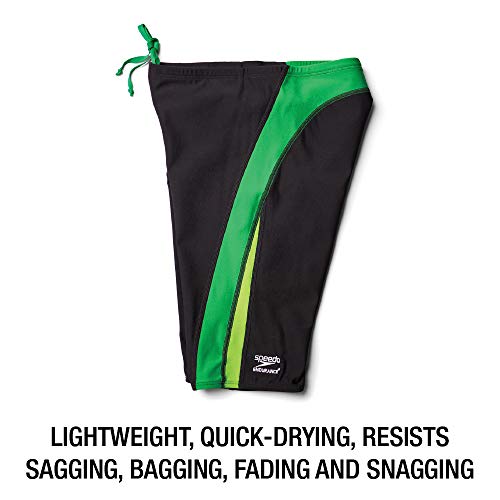 Speedo Launch Splice Endurance+ Jammer Male Black/Orange 22