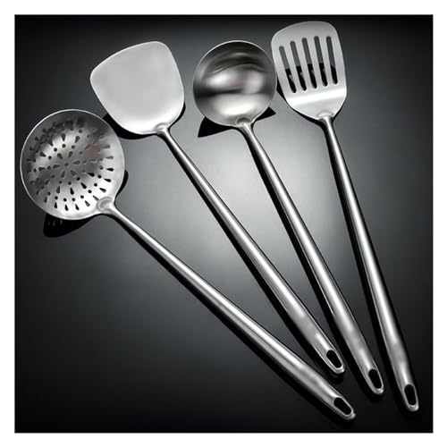 TREXD Kitchen Utensils Set, For Non-stick Pan Kitchen Tool Ladle And Wok Spatulas