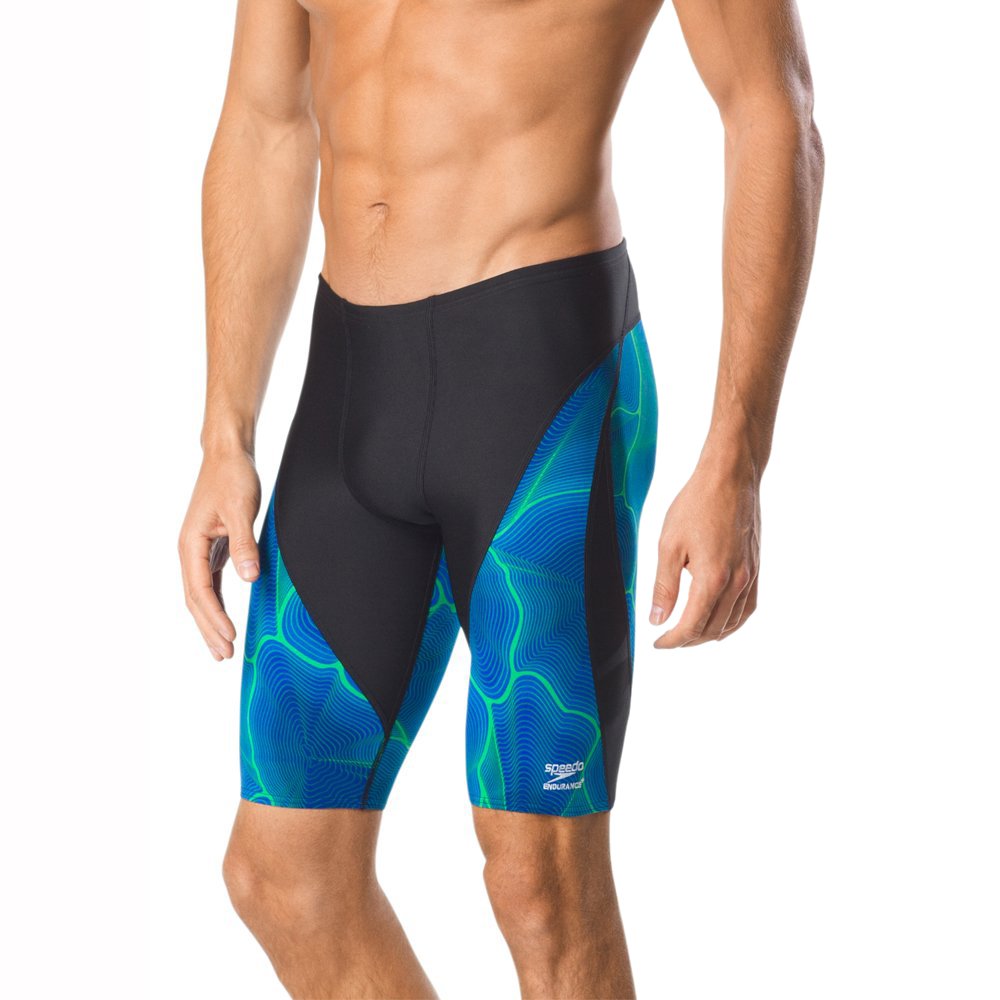 Speedo Men's Swimsuit Jammer Endurance+ Static Boom - Manufacturer Discontinued, 32