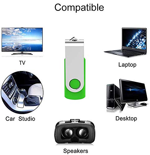 USB for Win 10 Repair Recovery Install Restore Boot Fix Flash Drive, 32&64 Bit Systems Home&Professional, Antivirus Protection&Drivers Software, 16 GB USB for Desktop&Laptop - Green