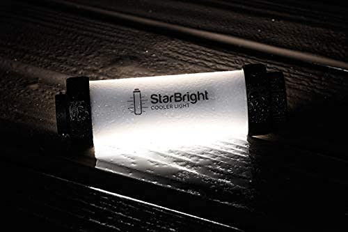 StarBright Rechargeable Universal Cooler LED Light - 5.35x1.61x5.35 inches - Compatible with YETI, RTIC, ORCA, Igloo, Coleman, and More - USB-Chargeable Battery, No Mounting or Installation Required