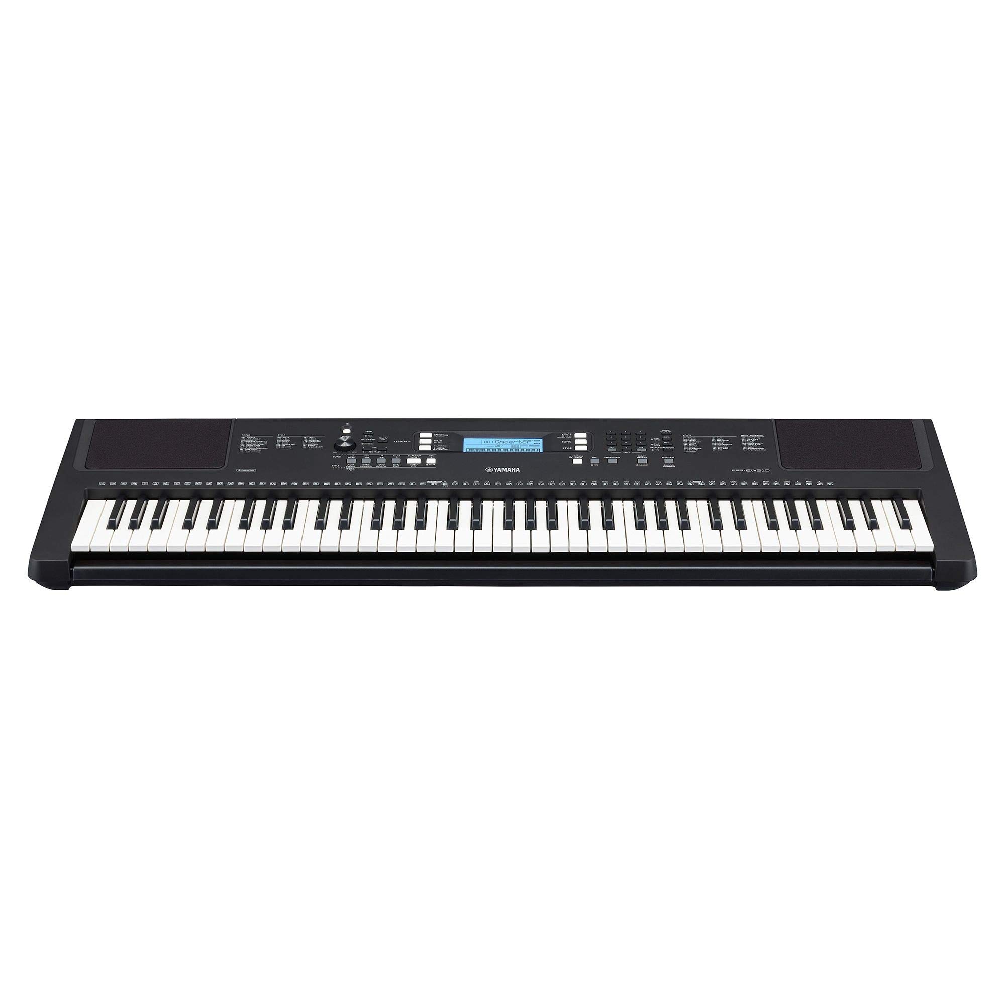 Yamaha PSR-EW310 PKS 76-Key Premium Keyboard Pack with Power Supply, X-Style Stand, and Headphones, YAM PSREW310