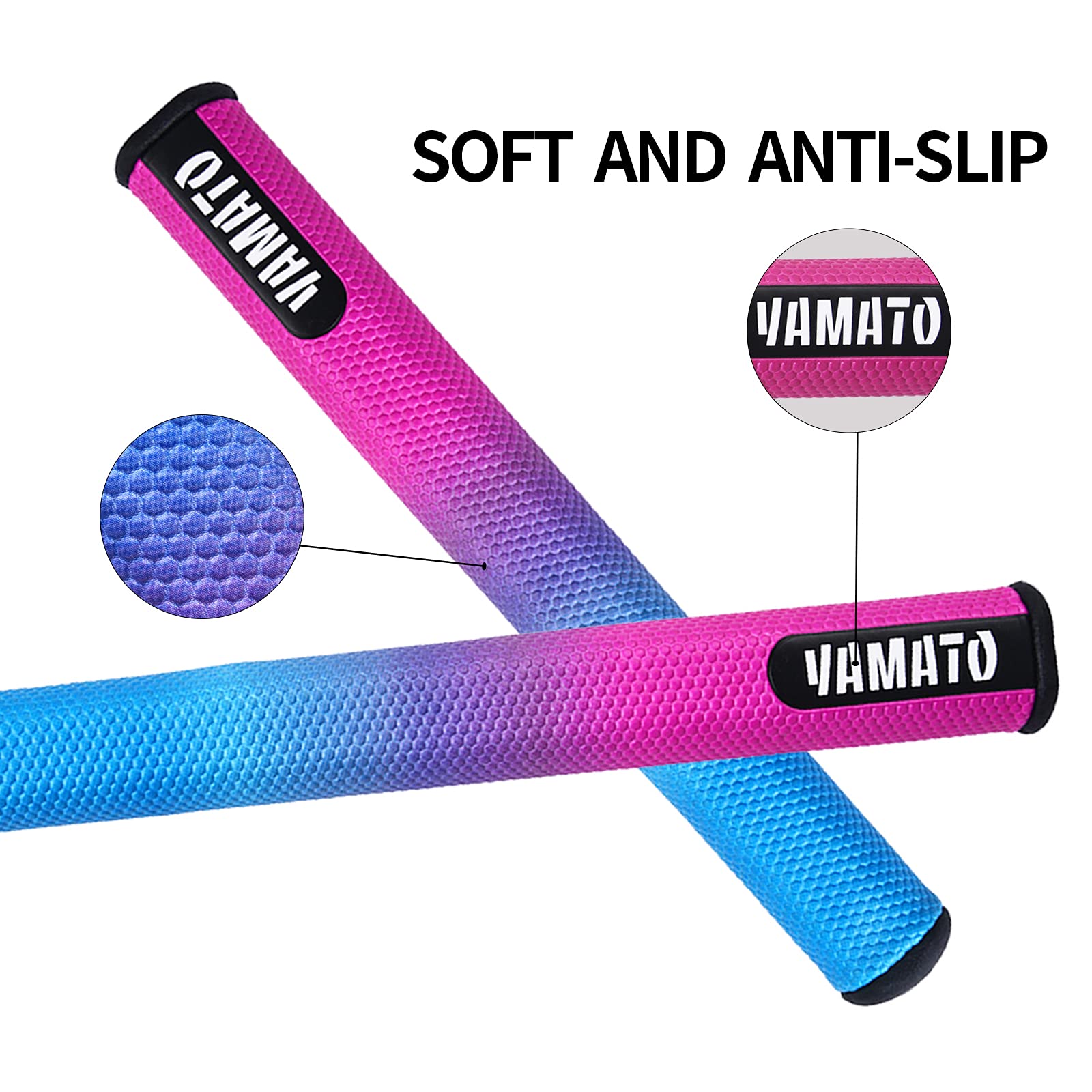 yamato Golf Putter Grips For Women Jumbo Oversize 3.0 Lightweight Golf Grips,Funny Design & Comfortable Feel Cool Lady Golf Club Grips