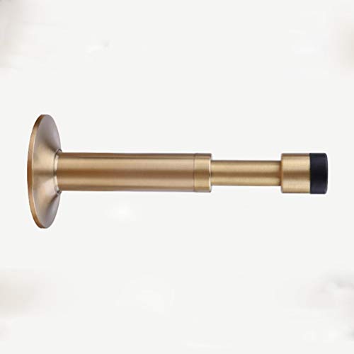 SJYDQ Copper Hydraulic Buffer Silent Door Stop, Floor Door Stop, Wall-Mounted Bumper, Non-Magnetic Door Bumper Hardware