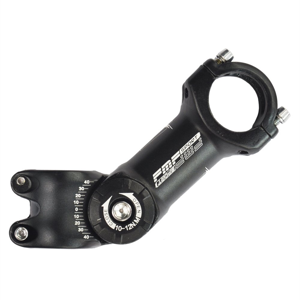UPANBIKE Bike Stem 28.6mm Adjustable Stem Aluminum Alloy Φ25.4mm/Φ31.8mm(31.8mm * 110mm)