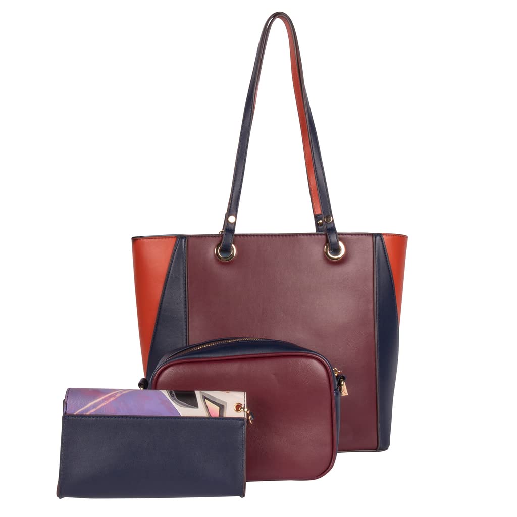 TRAVEL IN FASHION 3 PIECE SET (Shopper, Crossbody, Clutch) - SET16548