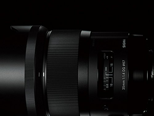Sigma 35mm F1.4 Art DG HSM Lens for Canon, Black, 3.7 x 3.03 x 3.03 (340101)
