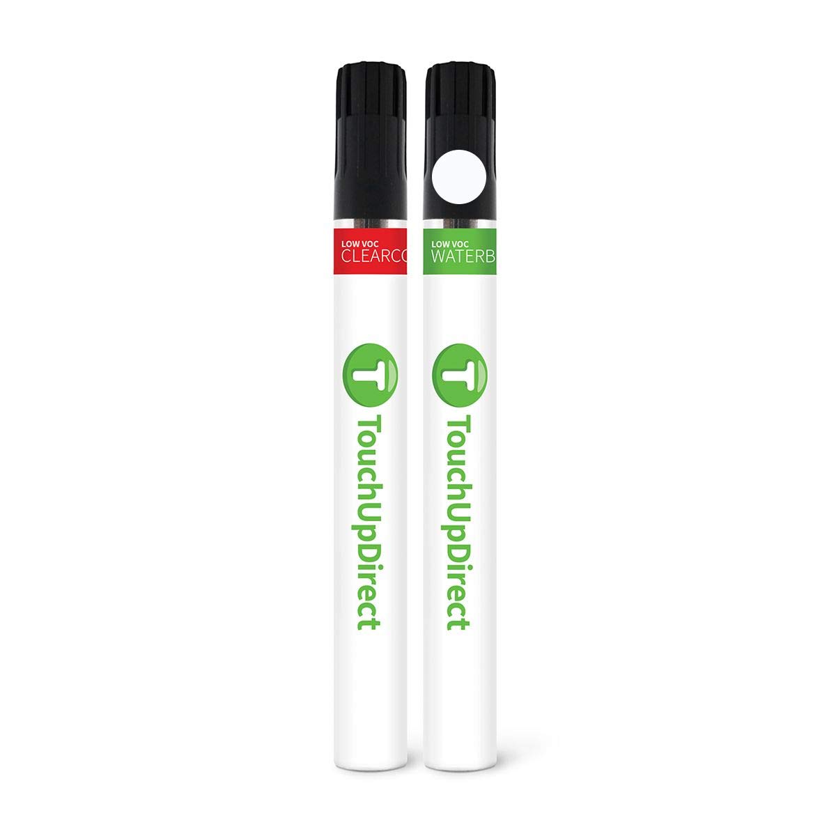 TouchUpDirect Z1/M6887 Oxford White Compatible with Ford Exact Match Touch Up Paint Brush - Essential Kit