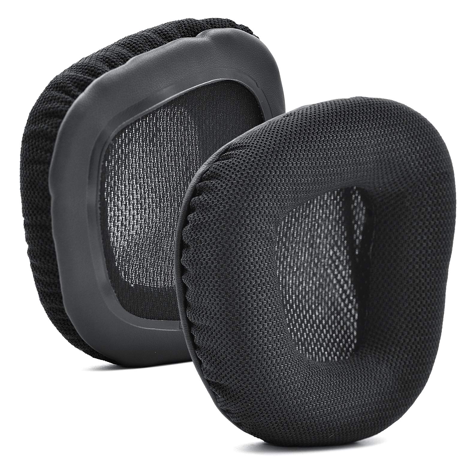 Void RGB Ear pads defean Replacement Ear Cushion Cover Compatible with Corsair Void RGB Elite USB Premium Gaming Headset,High-Density Noise Cancelling Foam (Black Fabric)